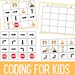 Coding for Kids | Directional Coding | Coding Worksheets | Construction ...