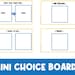 MINI CHOICE BOARDS | First Then Board | Visual Aid | Visual Schedule ...