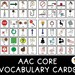 AAC Core Vocabulary | First Then Board | Visual Aid | Toddler Behavior ...