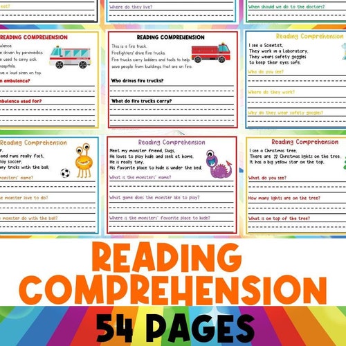 Reading Comprehension MEGA BUNDLE Reading and Writing - Etsy