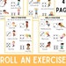 Roll an Exercise | Dice Workout | Fitness Activities | Exercise ...