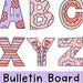 Alphabet Bulletin Board Lettering | Back to School | Printable Letter ...