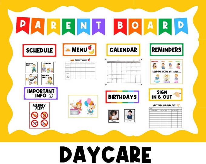 JUNGLE BULLETIN BOARD | Animal Theme | Visual Schedule | Display Board ...