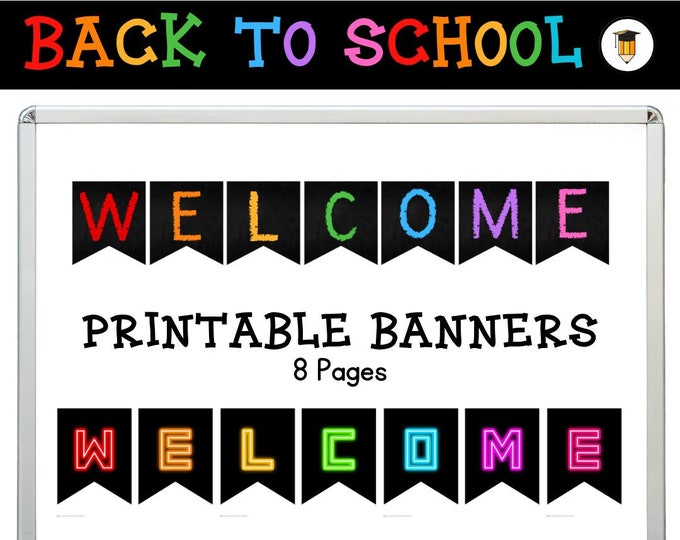 Printable Animal Print Welcome Banner Editable Bulletin Board Banner K ...