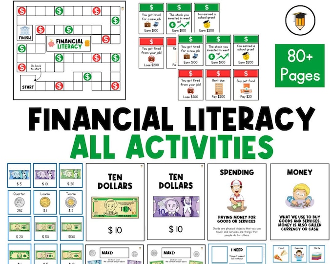 REAL IMAGES: Financial Literacy for Kids | Money | Infographic | Learn ...