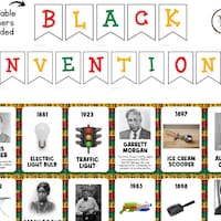 Black Inventions Posters | Bulletin Board Display | Black History Decor ...