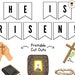 HE IS RISEN | Easter Bulletin | Church Bulletin Board | Children's ...