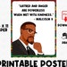 Malcolm-x Black History Poster Bulletin Board Display Black History ...