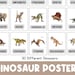 30 Dinosaur Posters | Dinosaurs | Bulletin Board | Prehistoric ...