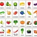 FRUITS & VEGETABLES FLASHCARDS | Preschool Flash Cards | Real Pictures ...