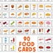 183 FOOD CARDS | Food Choice Boards | Food Pics | Visual Aid Schedule ...