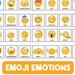 EMOJI FEELINGS | Emotions | Picture Cards | Adjectives| Parts of Speech ...