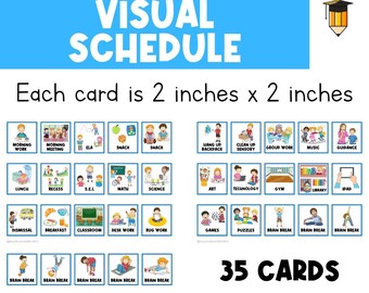 Visual Aid Task Card - Etsy