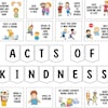 Rainbow Print, Be Kind, Printable, Classroom Bulletin Board, Kindness ...