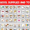 175 REAL PICTURES BUNDLE: School Supplies and Bin Labels Bin Label ...