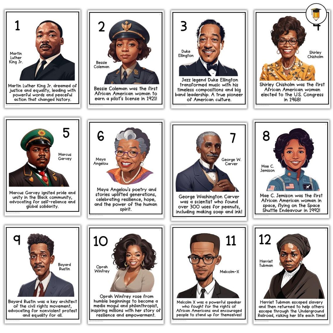 28 Days of Black History | Calendar | Bulletin Board Display | Black ...