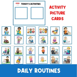ADULT Visual Aid | First Then Board | Visual Schedule | Senior ...