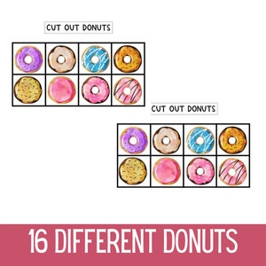 DONUT MATCHING | Valentines | Pattern Activity | Kindergarten ...