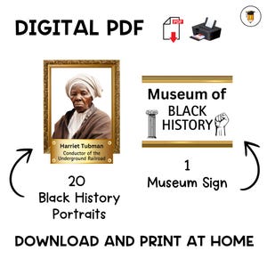 Black History Museum | Bulletin Board Display | Black History Decor ...