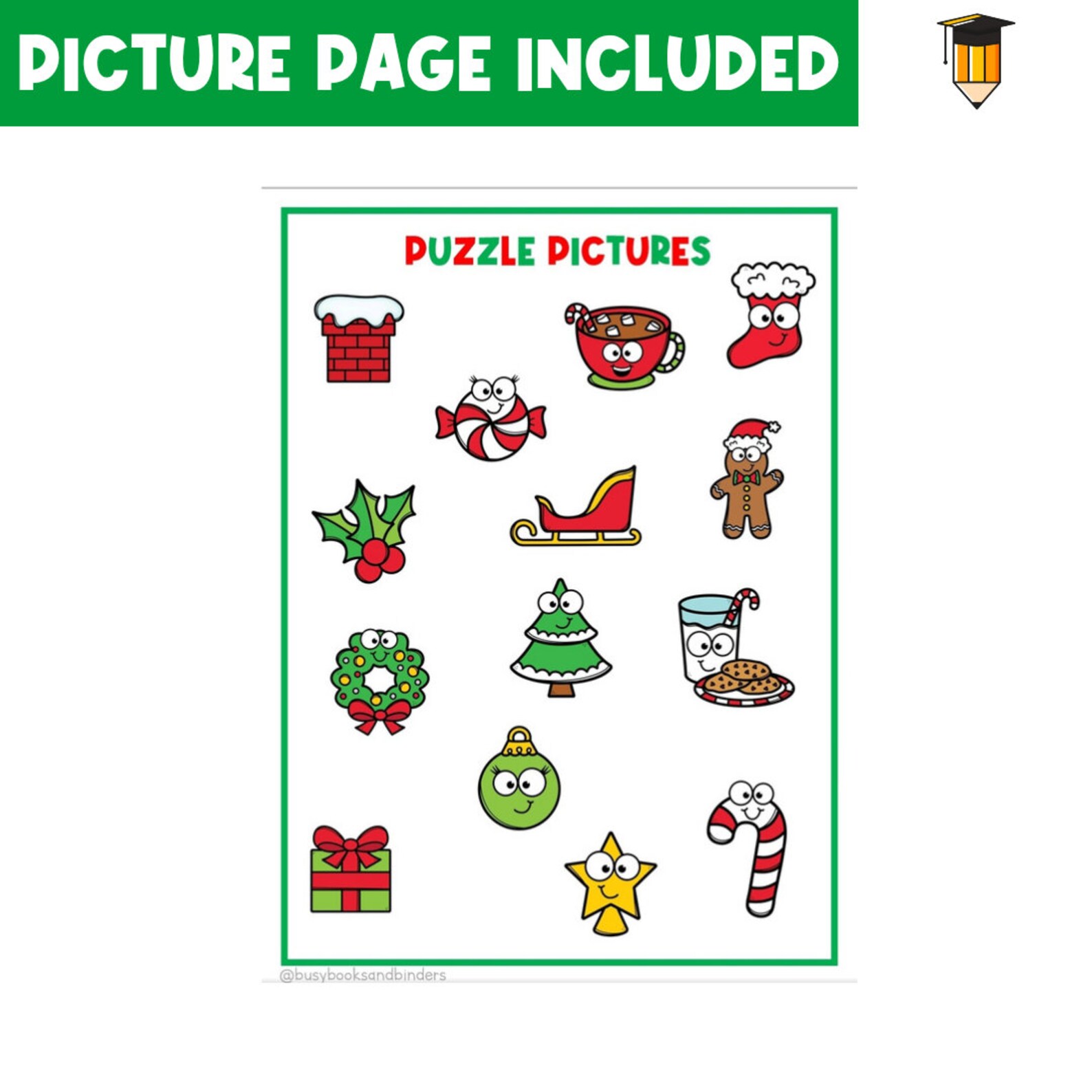 CHRISTMAS PUZZLES| Preschool Puzzles | Homeschool | Children's Puzzles ...