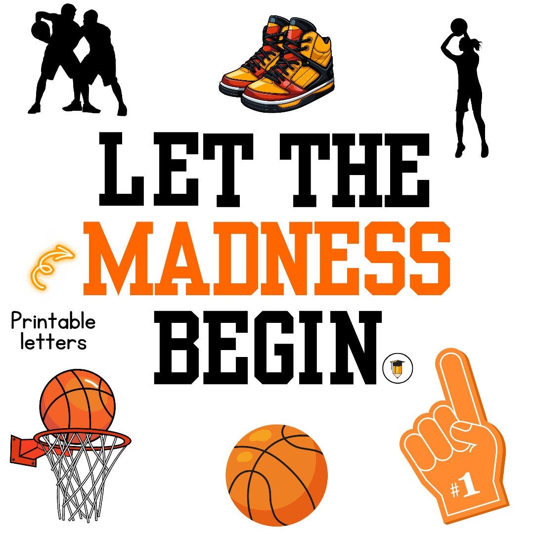 MARCH BASKETBALL | Bulletin Board | Classroom Decor | Basketball ...