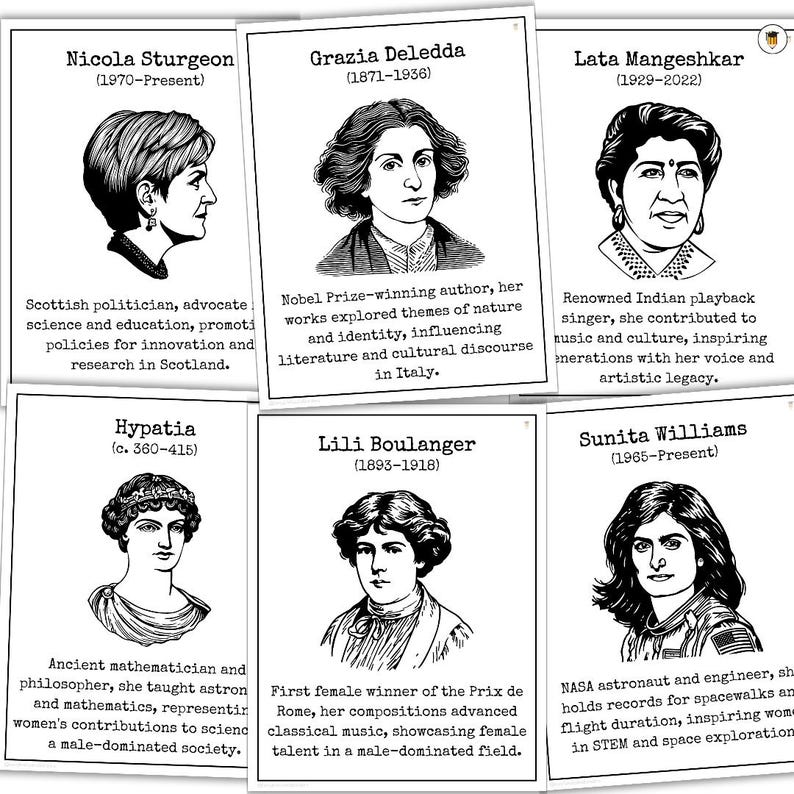 70 Women's History Posters | Herstory | Bulletin Board Display | Women ...