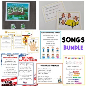 NURSEY RHYMES BUNDLE | Song Lyrics | Toddler and Preschool Activities ...