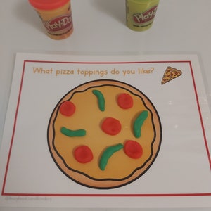 22 Playdough Mats | Play Dough | Toddler Activity | Preschool Counting ...