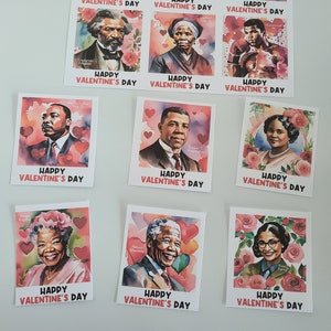 VALENTINE'S DAY CARDS | Black History Printable | Student Gifts | Black ...