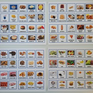 MINI PHYSICAL COPY: 167 Food Cards | Real Pictures | Food Pictures ...