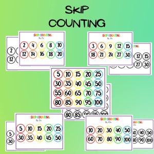 Skip Counting | Number Matching | Preschool Busy Book | Learn Numbers ...