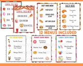 Printable Food Menus Dramatic Play Restaurant Menu - Etsy Canada