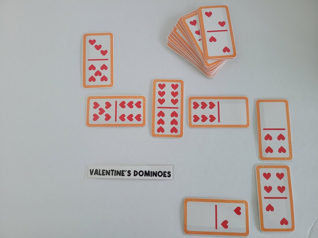 PHYSICAL COPY: DOMINOES | Valentine's Day | Games | Busy Book ...