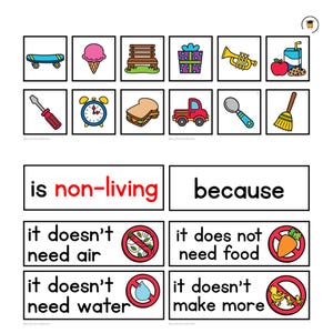 Living Vs Non-living Science | Sorting | Worksheets | Grade One | Grade ...