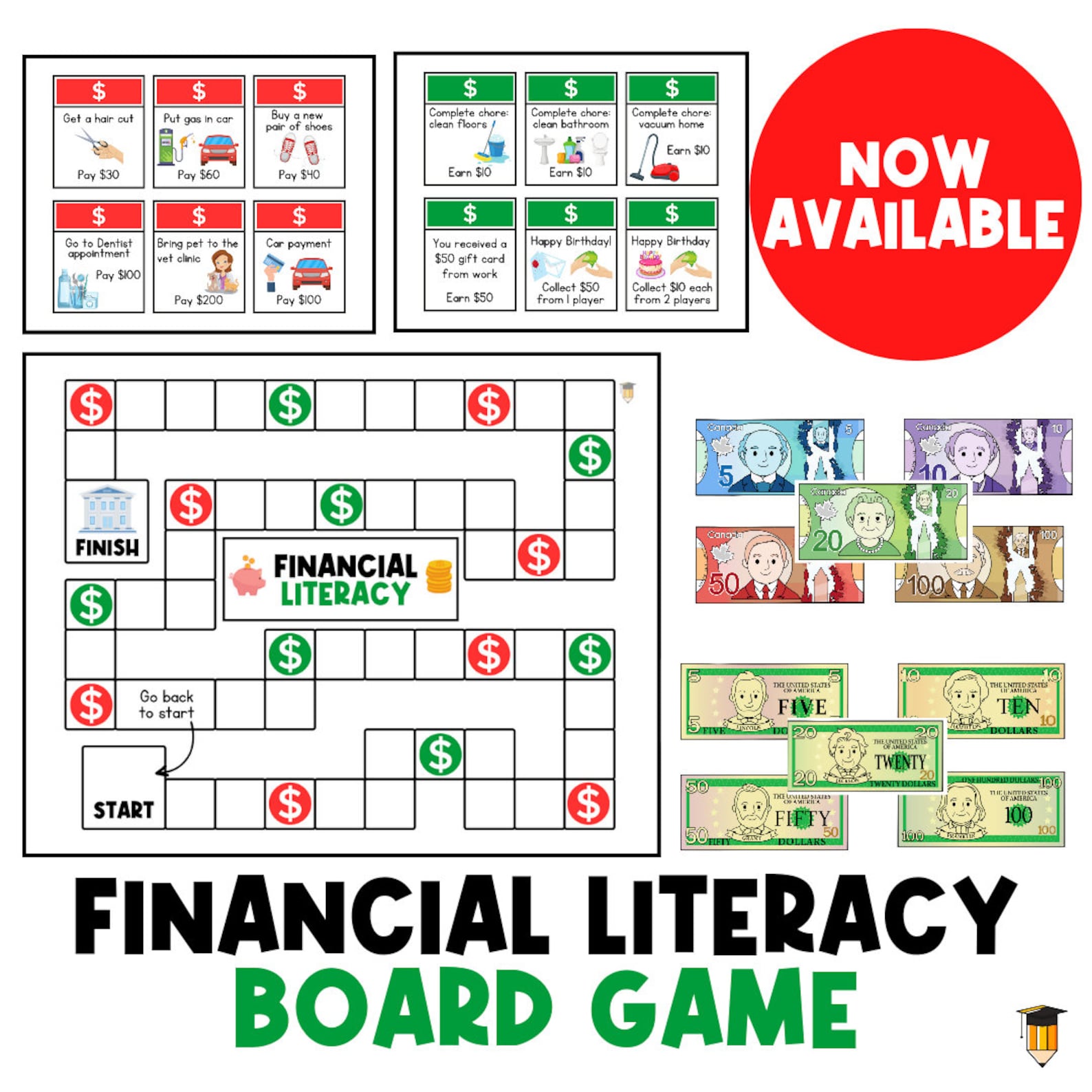 Financial Literacy for Kids | Money | Infographic | Learn About Money ...