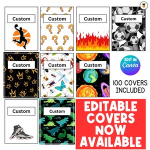 GAMER Binder Cover and Spine | Binder Cover for Kids | Back to School ...