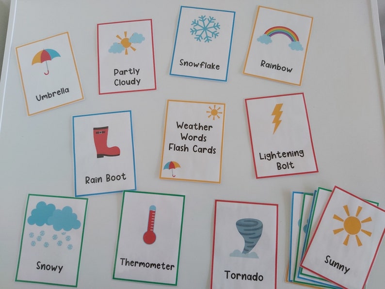Learn About Weather Busy Book Weather Worksheets - Etsy