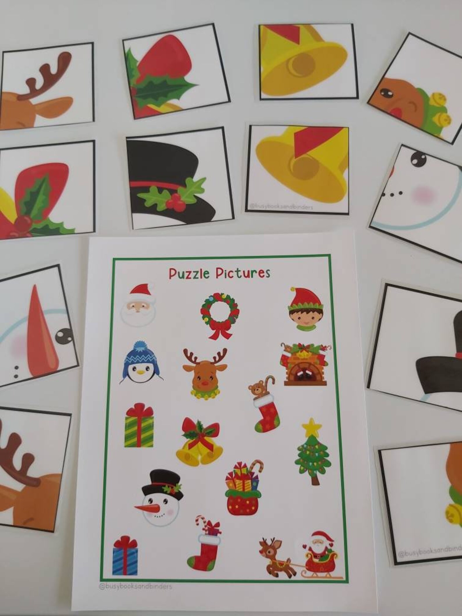 CHRISTMAS PUZZLES| Preschool Puzzles | Homeschool | Children's Puzzles ...