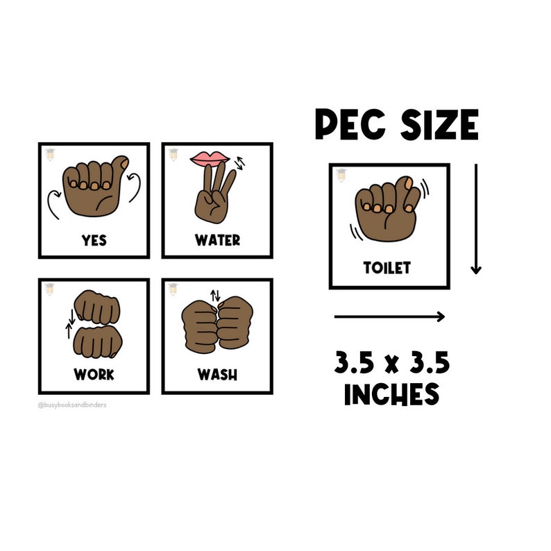 ASL PECS Hand Signs Sign Language Flashcards - Etsy Canada ASL PECS Hand Signs Sign Language Flashcards - Etsy Canada