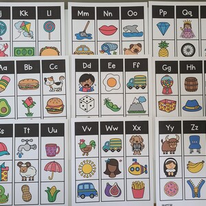 CVC Beginning Letter Sounds | Printable Kindergarten Phonics | Literacy ...