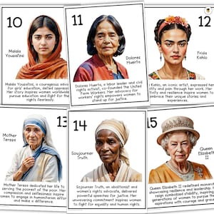 31 Day of Women's History Month | Calendar | Bulletin Board Display ...