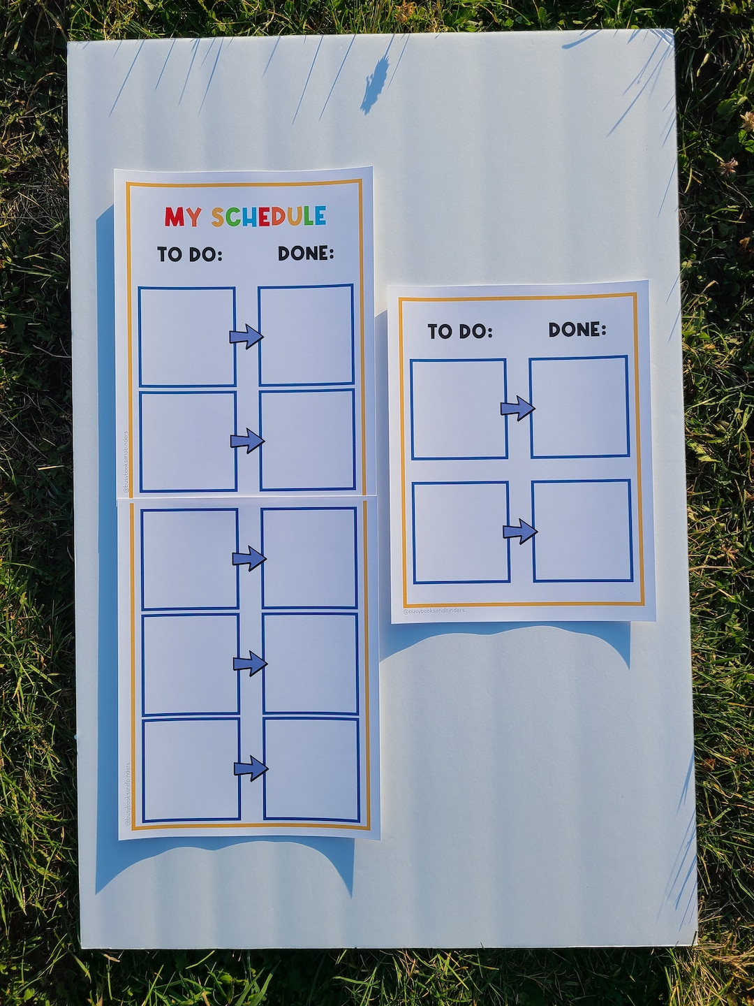 PHYSICAL COPY: to Do and Done | First Then Board | Visual Aid | Visual ...