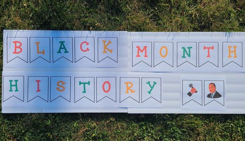 Black History Banner | Bulletin Board Display | Black History Decor ...