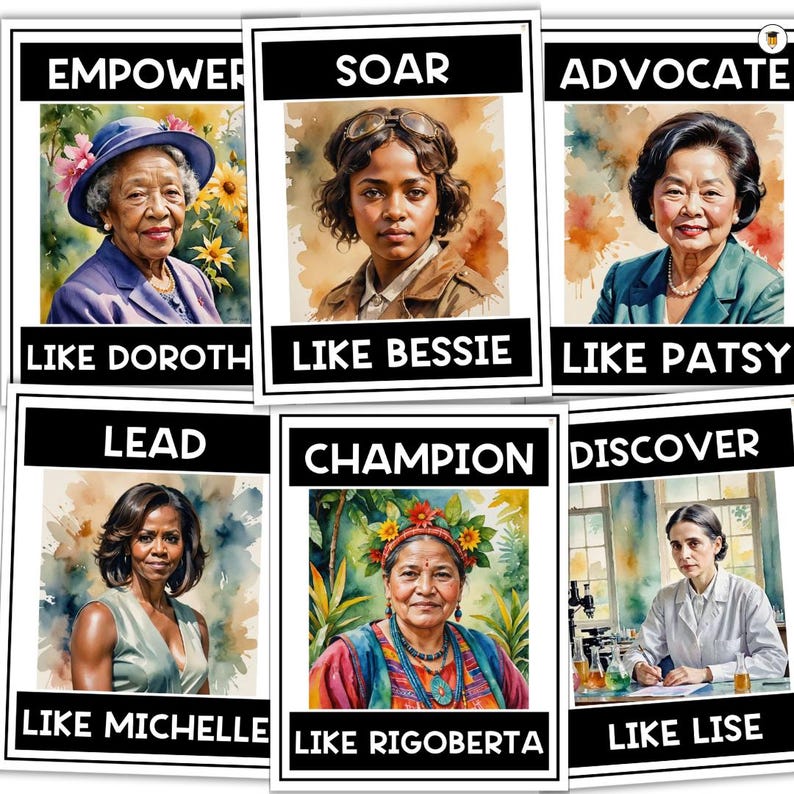 40 Women's History Month Posters | Bulletin Board Display | Women's ...