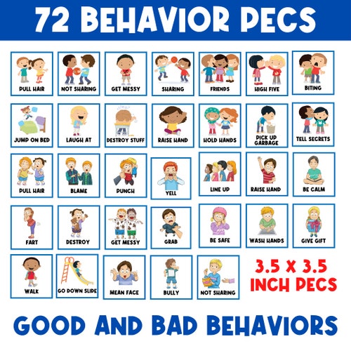 REAL PICTURES BEHAVIOR First Then Visual Aid Toddler - Etsy