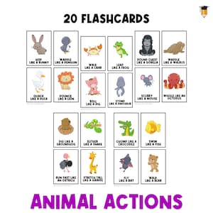 SIMON SAYS | Movement | Kids Exercises | Flash Cards for Kids | Yoga ...