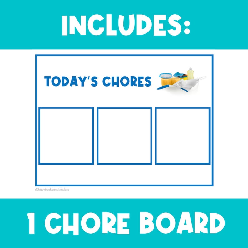 40 CHORES TASK CARDS | Chore Chart | Daily Routine | First Then Board ...