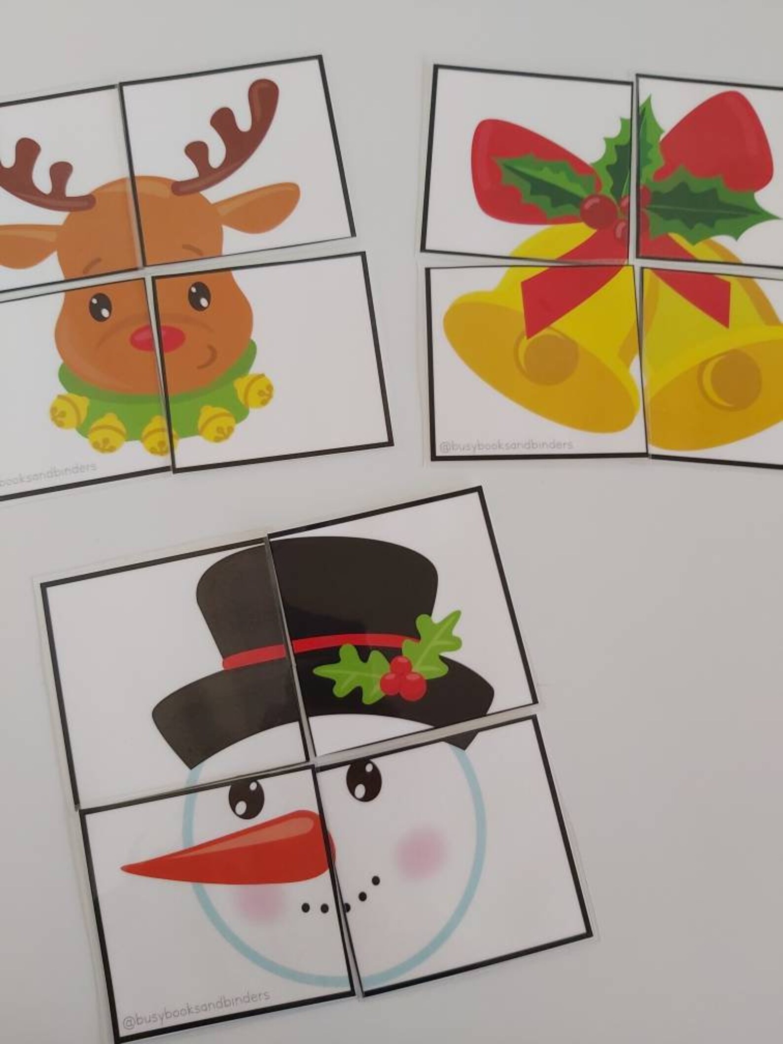 CHRISTMAS PUZZLES| Preschool Puzzles | Homeschool | Children's Puzzles ...