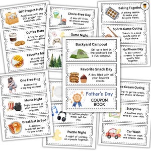 Father's Day Coupon Book | Printable Gift | Gifts for Dads | Gifts From ...
