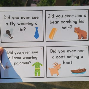 Down by the Bay Song | Song Cards | Kindergarten Songs | Preschool ...